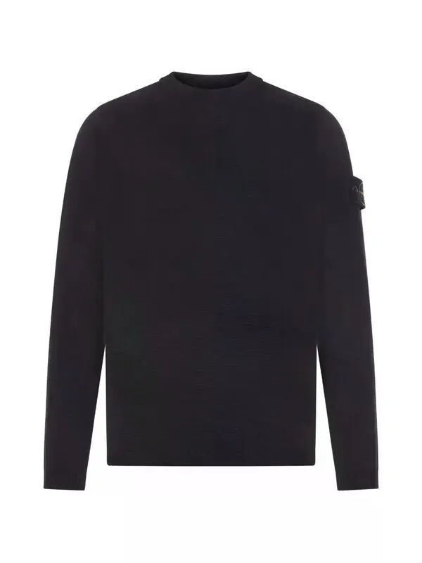Stone Island Compass-badge Crew-neck Sweater