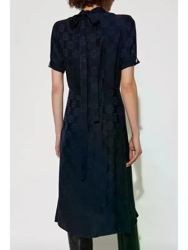 Givenchy 4g Jacquard Halterneck Dress