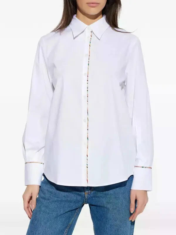 Paul Smith Buttoned Stripe-trim Shirt