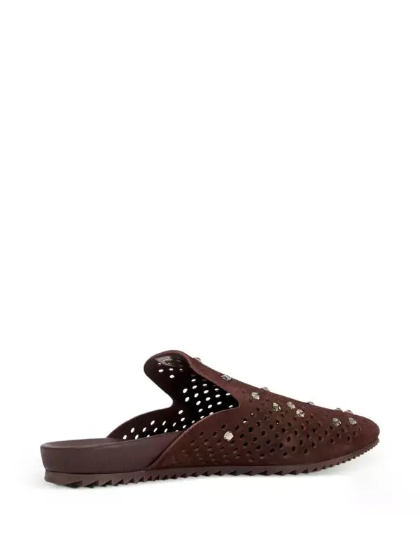 PEDRO GARCIA Braidy Embellished Mules