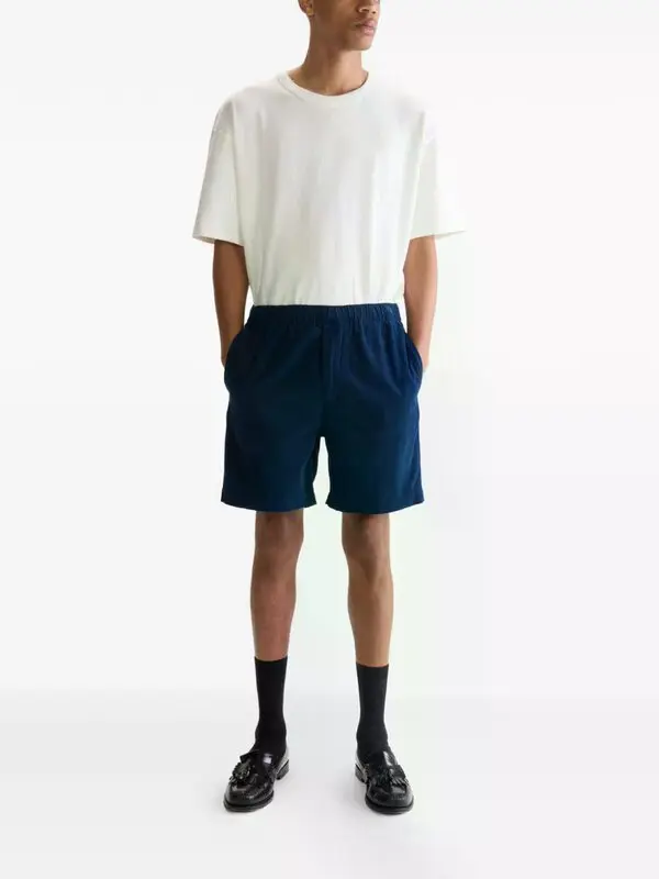BELLEROSE Elasticated Corduroy Shorts - Blue