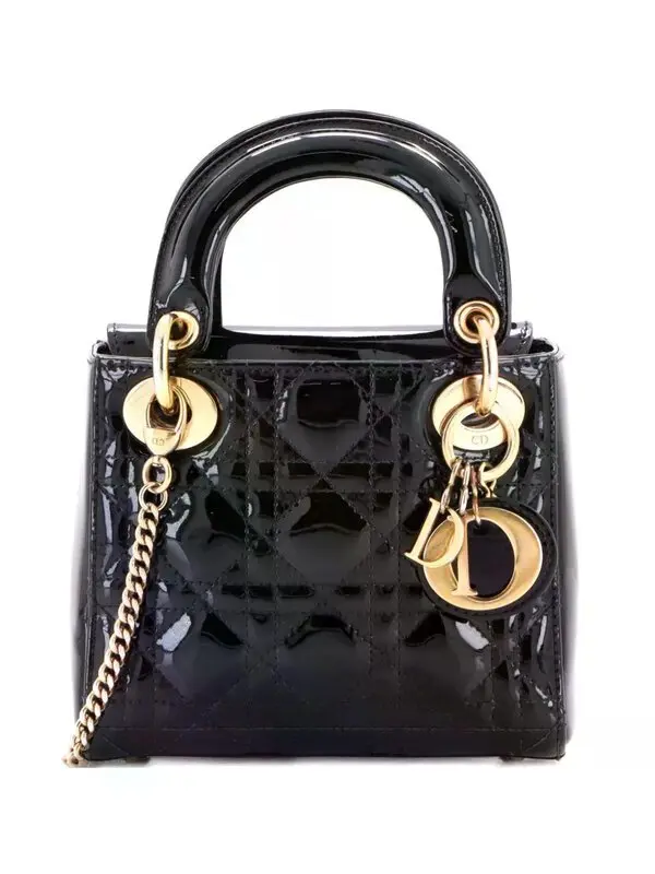 Dior Lady Cannage Quilt Mini Satchel