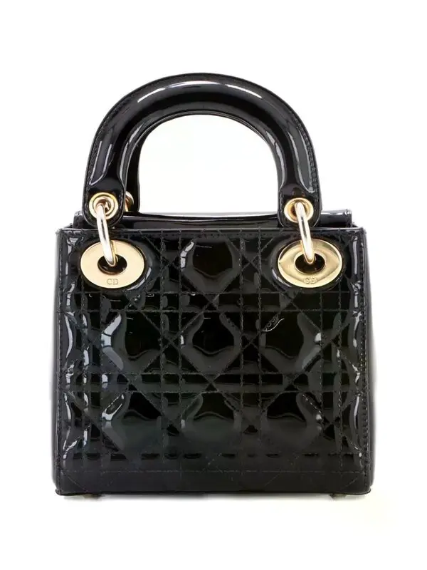 Dior Lady Cannage Quilt Mini Satchel