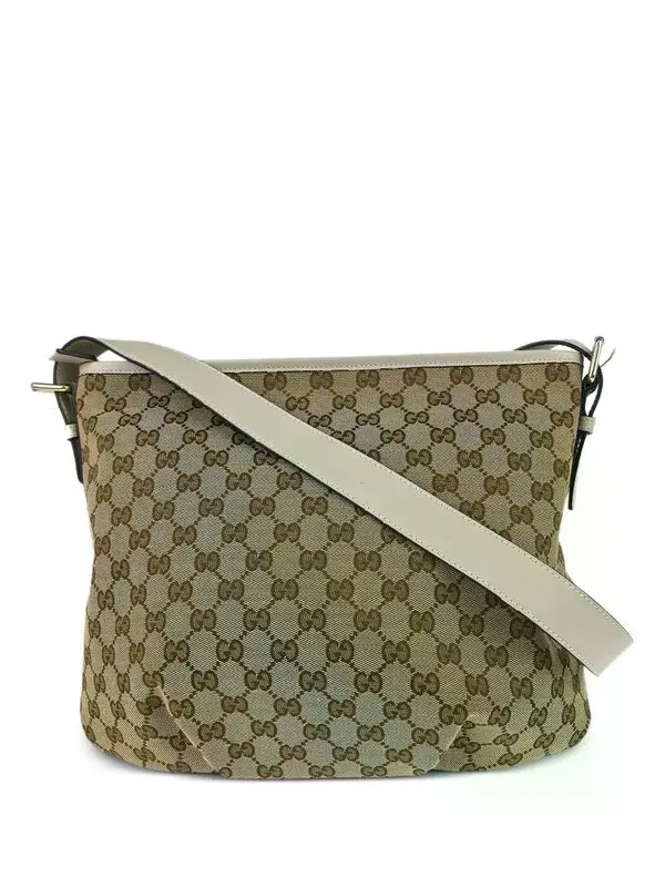 Gucci 1990-2000s Gg Canvas Shoulder Bag