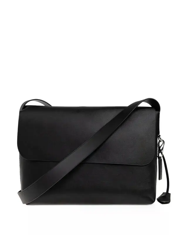 COACH Ludlow Leather Messenger Bag - Black