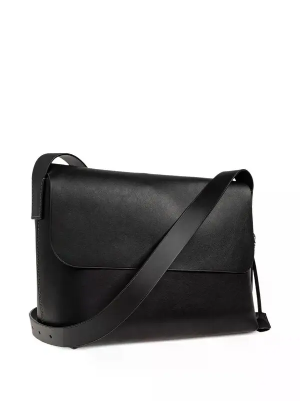 COACH Ludlow Leather Messenger Bag - Black