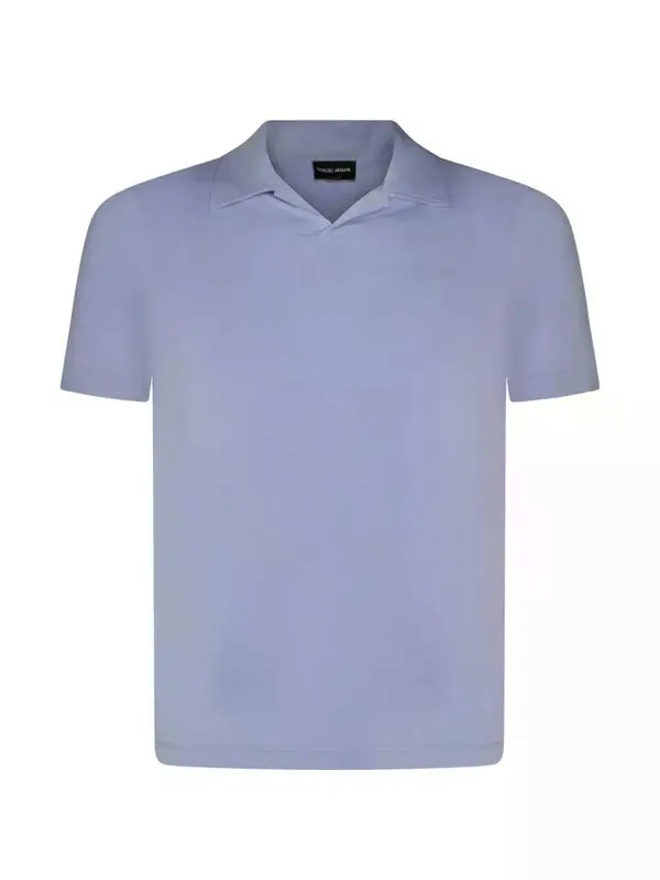 Giorgio Armani Short-sleeve Polo Collar - Blue