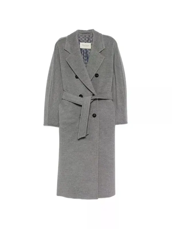 Max Mara Madame Double-breasted Coat - Grey