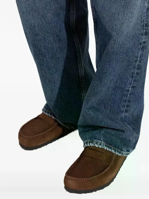 BIRKENSTOCK Naples Wrapped Suede Mules - Brown