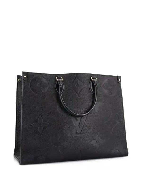 LOUIS VUITTON Onthego Monogram Empreinte Giant Gm Tote Bag - Black