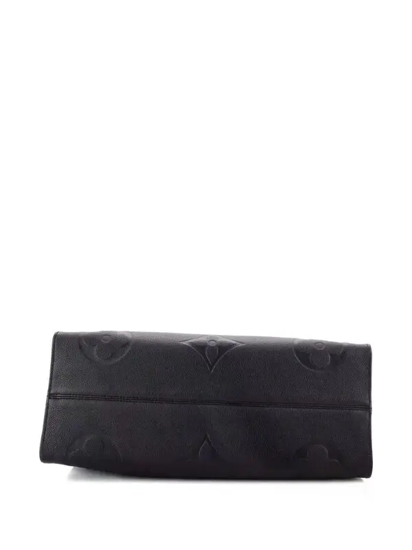 LOUIS VUITTON Onthego Monogram Empreinte Giant Gm Tote Bag - Black