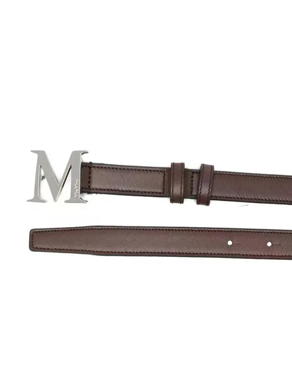 Max Mara Buckle Leather Belt