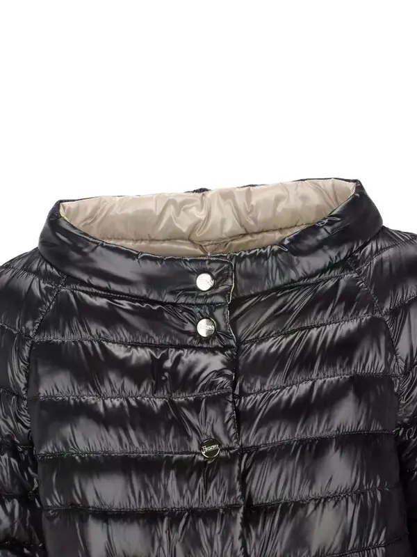 Herno Button Quilted Jacket - Grey