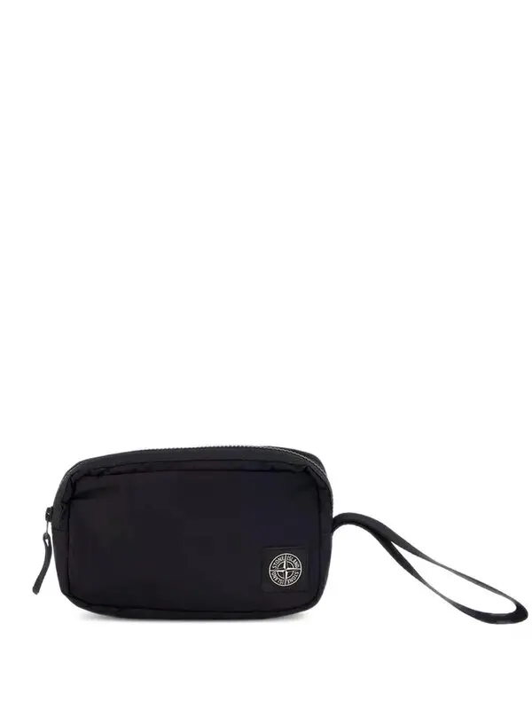 Stone Island Logo-detail Clutch - Black