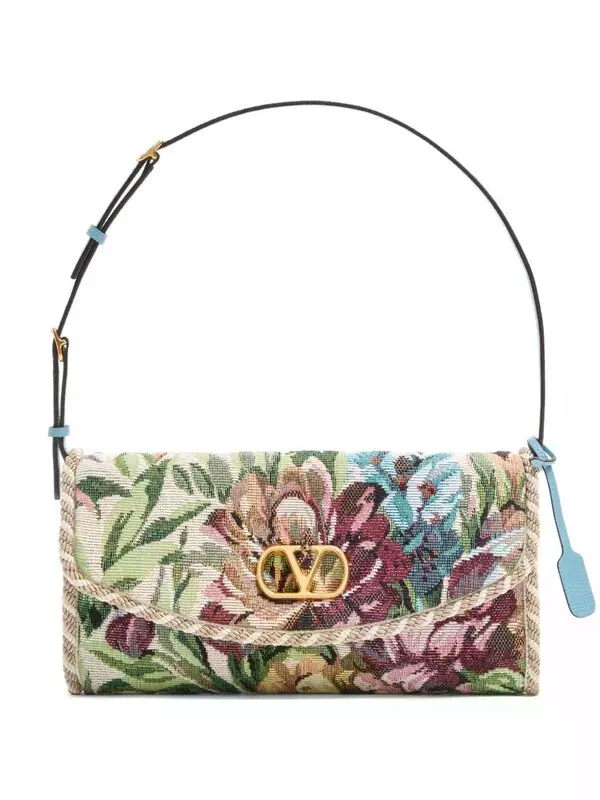 Valentino Garavani Devain In Voyage Imaginaire Shoulder Bag - Neutrals