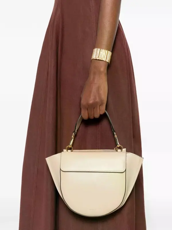 WANDLER Small Hostensia Top-handle Shoulder Bag - Neutrals