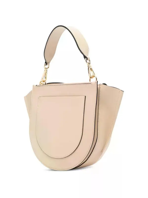 WANDLER Small Hostensia Top-handle Shoulder Bag - Neutrals