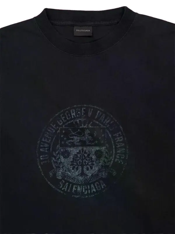 Balenciaga Emblem T-shirt - Blue