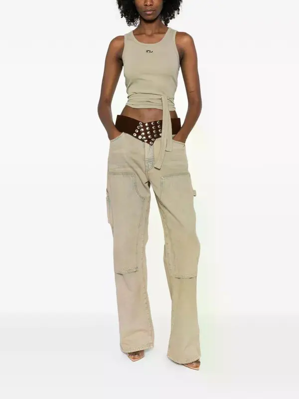 DIESEL® Tie-detail Tank Top - Neutrals