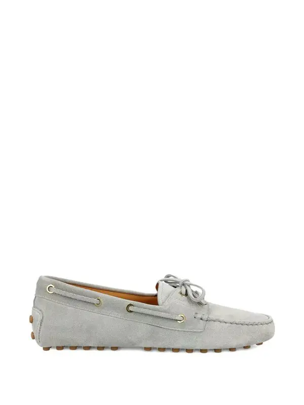 TOD'S Tie-detail Flat Loafers