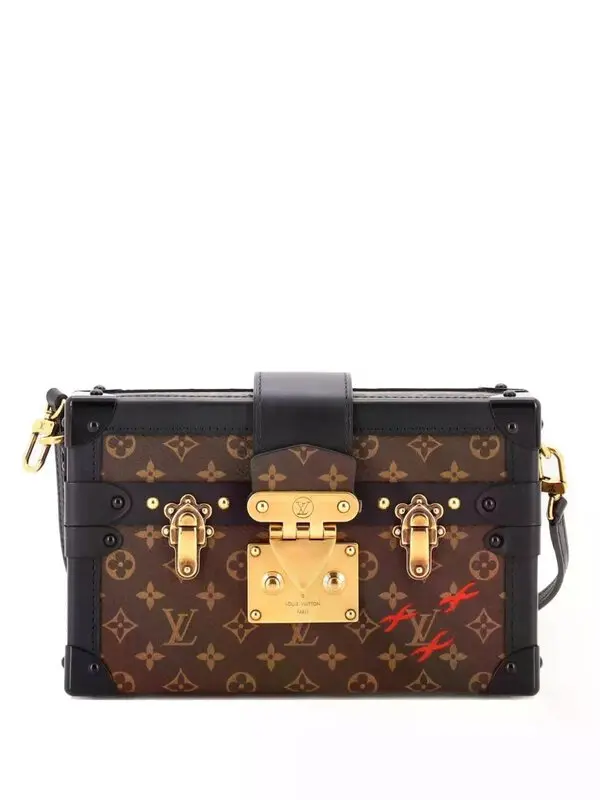 LOUIS VUITTON Petite Malle East West Shoulder Bag Monogram Canvas
