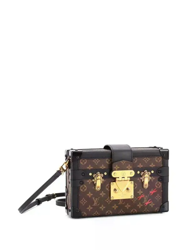 LOUIS VUITTON Petite Malle East West Shoulder Bag Monogram Canvas