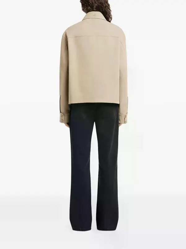 COURREGES Double-pocket Zip-up Jacket - Neutrals
