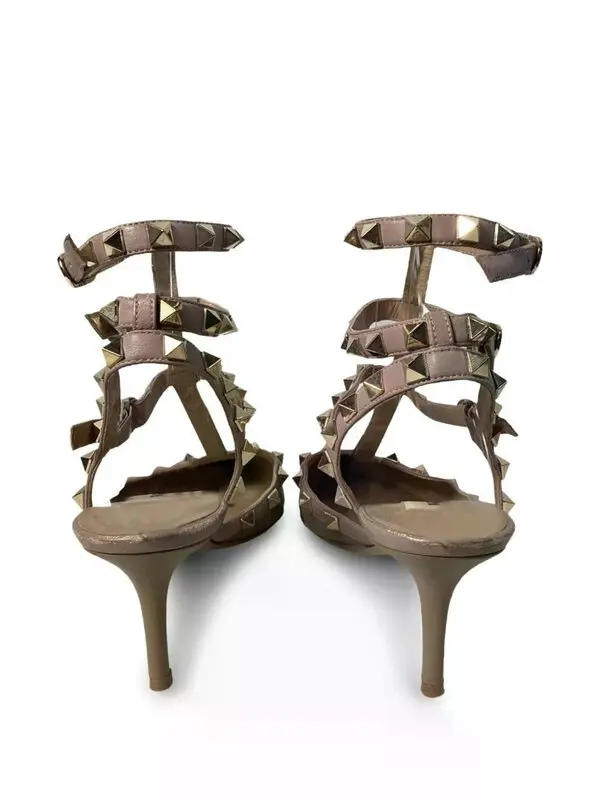 Valentino Garavani Rockstud Caged Pumps - Brown