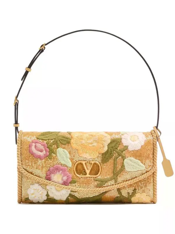 Valentino Garavani Embroidered Shoulder Bag