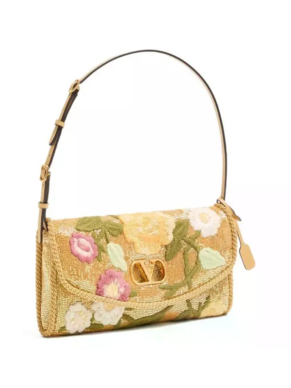 Valentino Garavani Embroidered Shoulder Bag