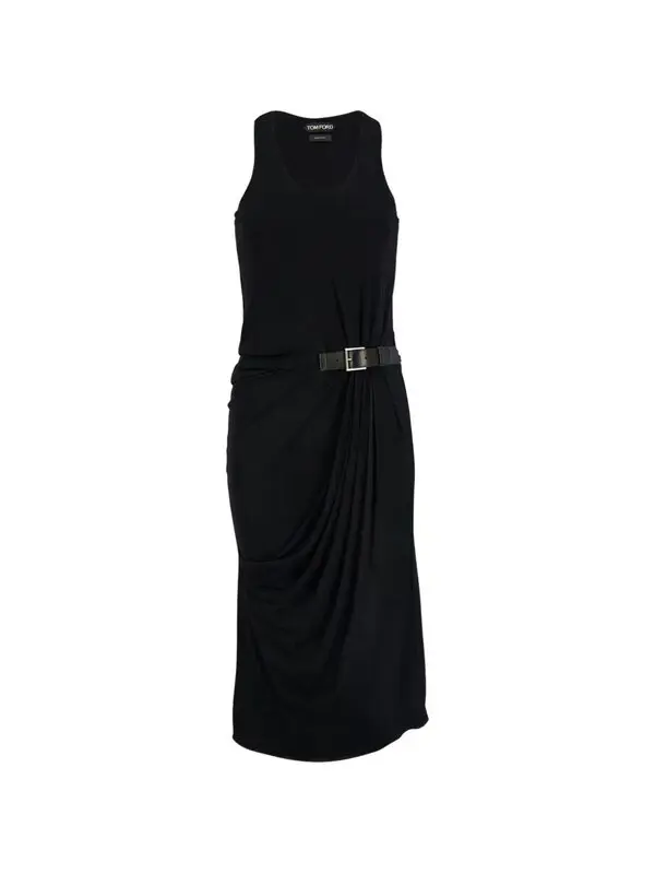TOM FORD Belted Midi Dress
