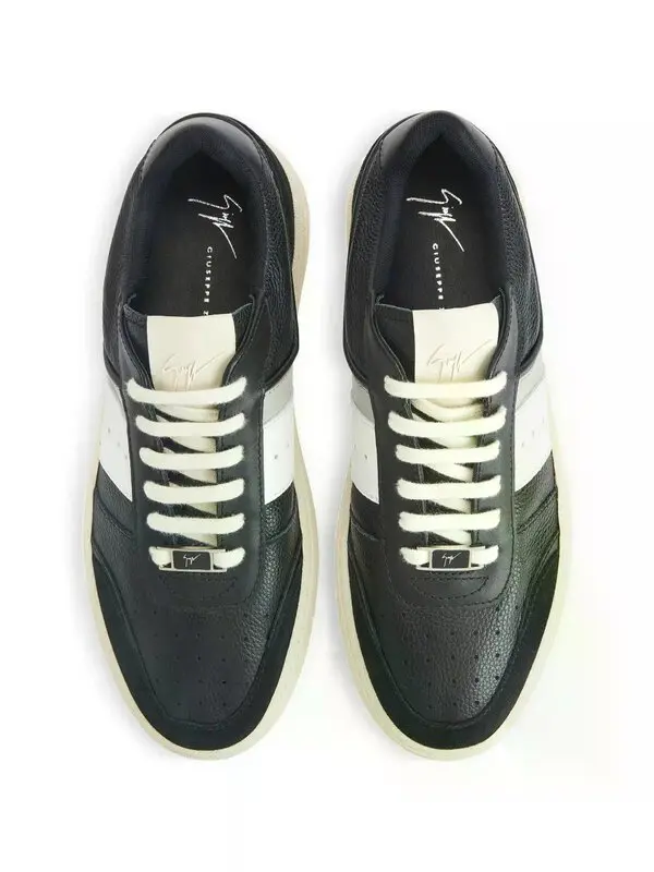 GIUSEPPE ZANOTTI Lace-up Low-top Sneakers - Black