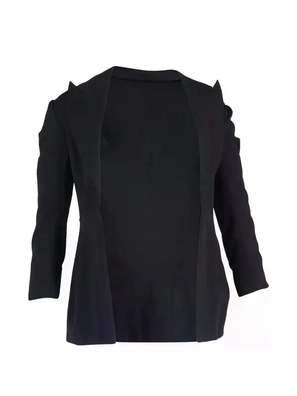 Yohji Yamamoto Single-breasted Blazer With Sculptural Sleeves