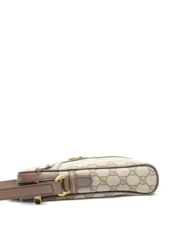 Gucci Zip-top Web-stripe Crossbody Bag