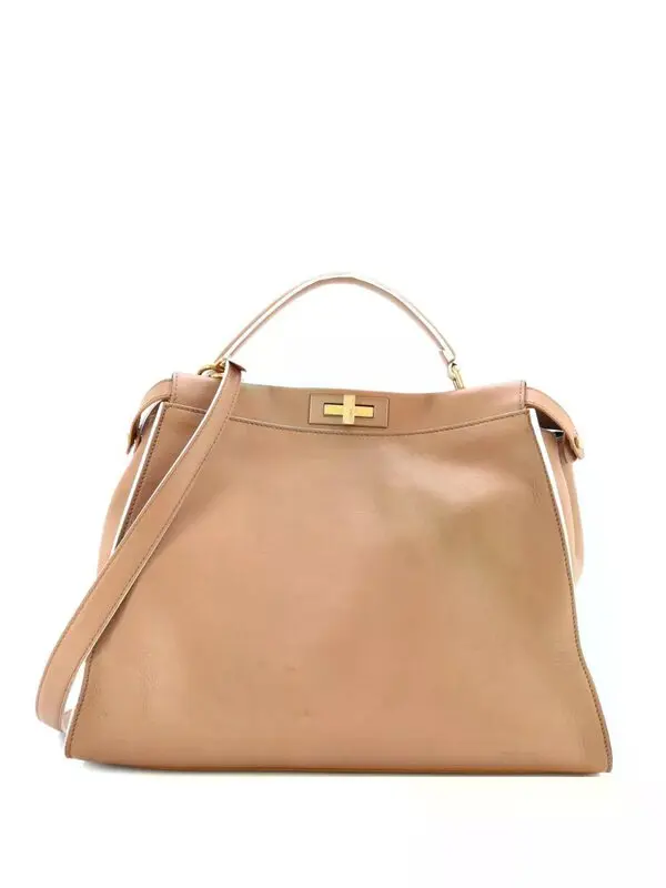 Fendi Peekaboo Large Satchel Rigid Leather