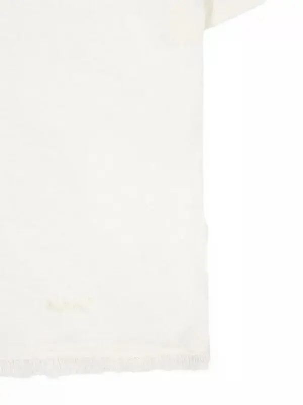 Alanui Fringed-hem T-shirt - White