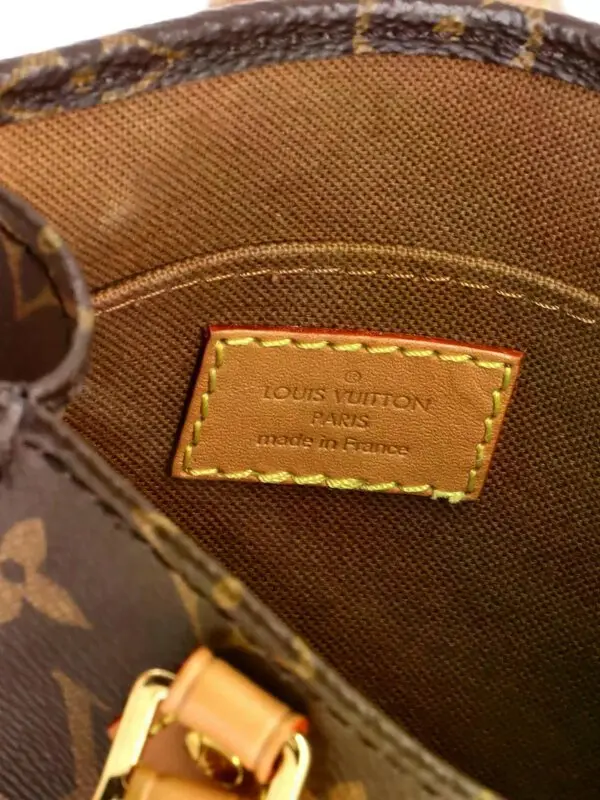 LOUIS VUITTON Petit Sac Plat Monogram Canvas Crossbody Bag