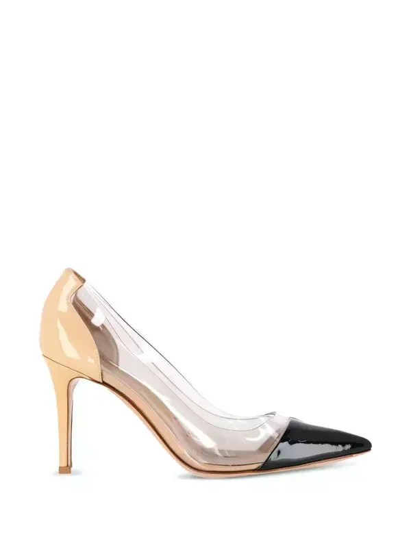 GIANVITO ROSSI Plexi Pointed Pumps