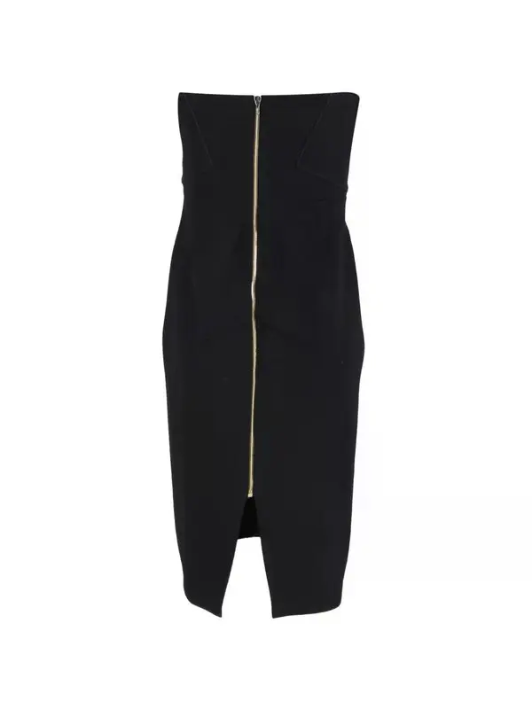 Roland Mouret Strapless Midi Dress