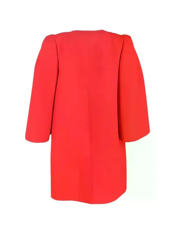 Akris Double-face Puff-shoulder Coat