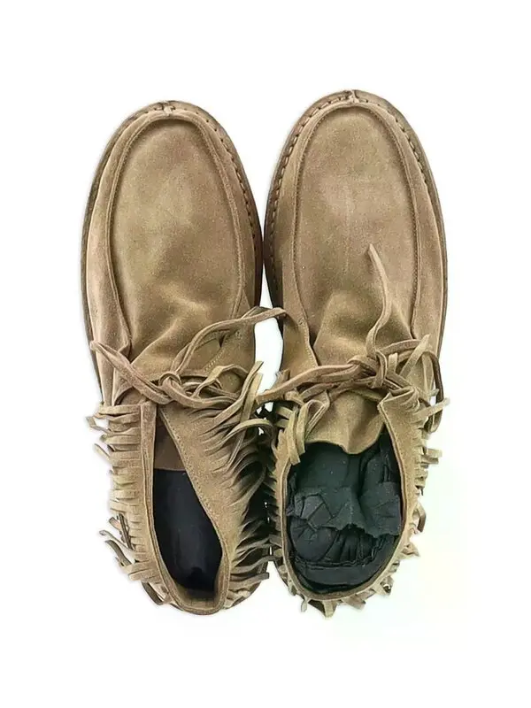 Saint Laurent Nino Fringed Ankle Boots