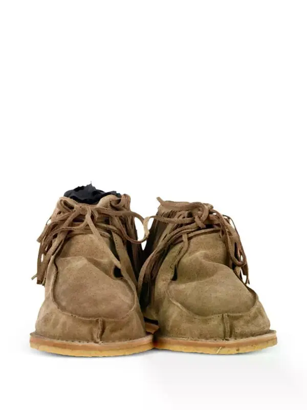 Saint Laurent Nino Fringed Ankle Boots