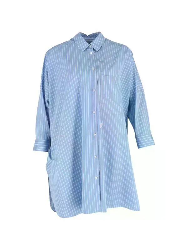 JIL SANDER Striped Dropped-shoulder Shirt