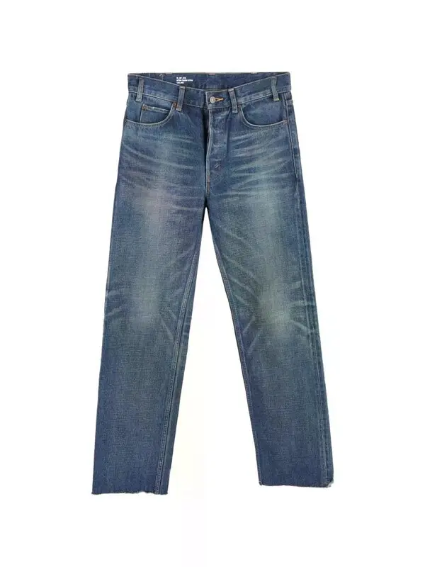 Celine Button-fastening Straight-leg Jeans