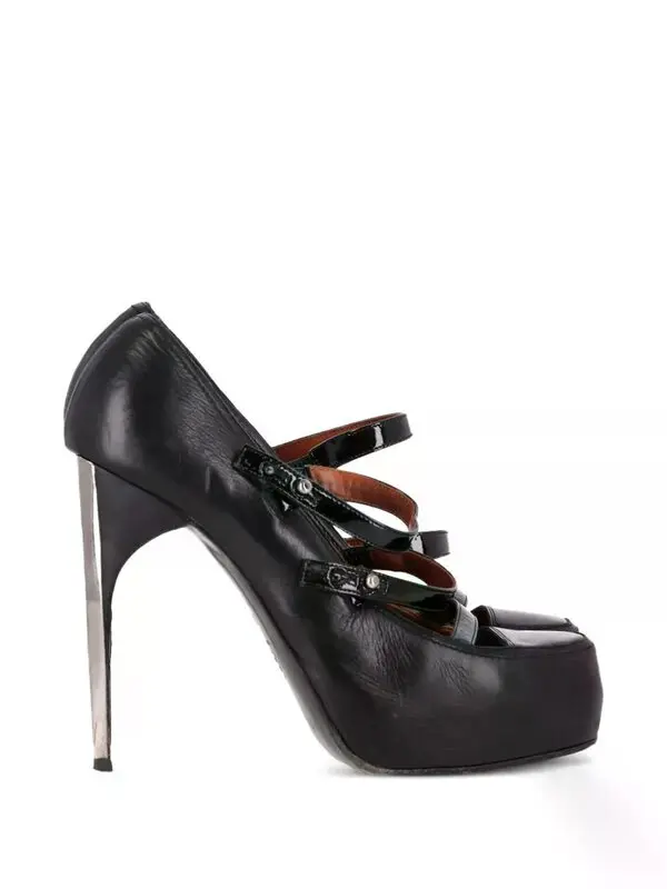 LANVIN 2009 Strap Leather Pumps
