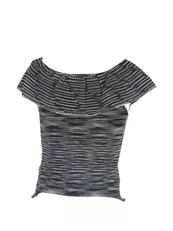 Missoni Striped Ruffle Top