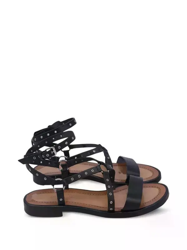 Valentino Garavani Gladiator Eyelet Leather Sandals