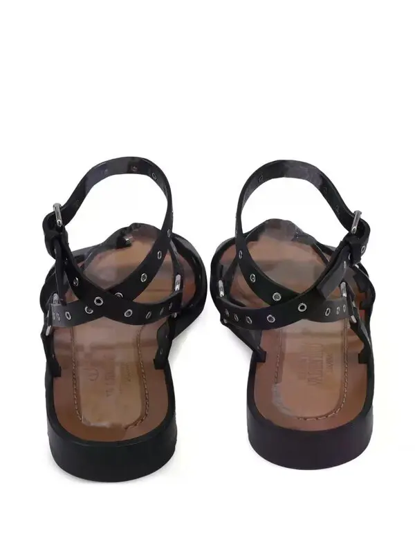 Valentino Garavani Gladiator Eyelet Leather Sandals