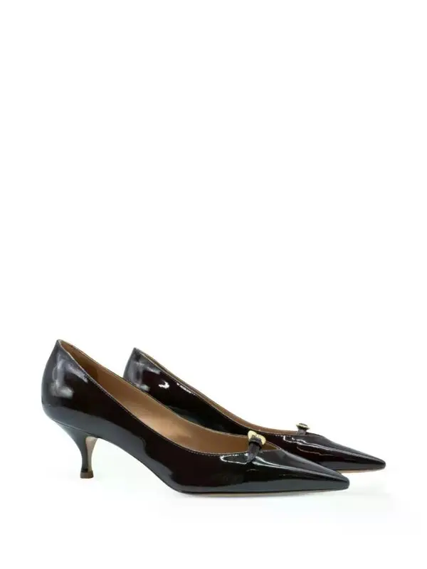 A.BOCCA Muse Pointed Buckle Pumps