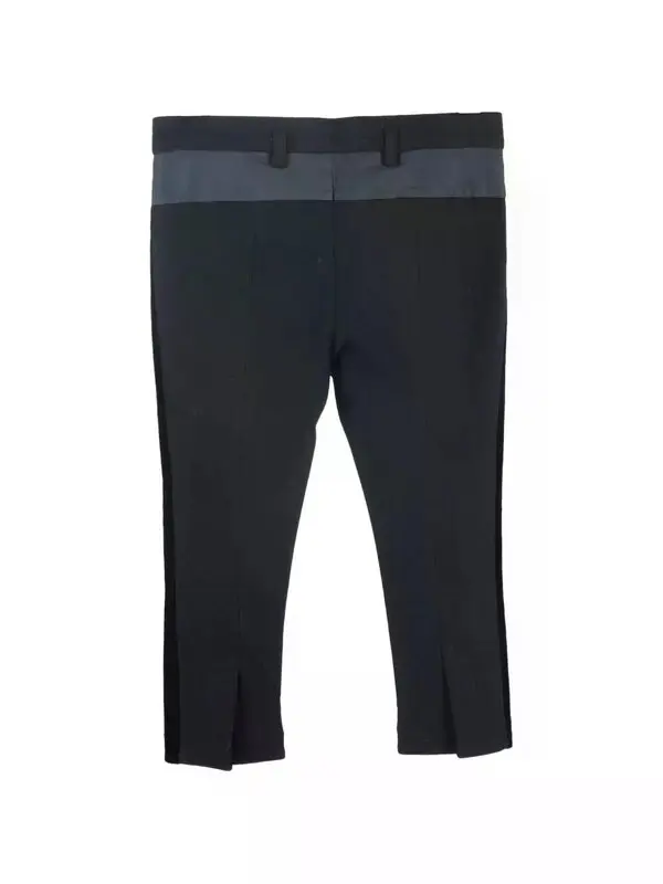 HAIDER ACKERMANN Velour-effect Cropped Trousers